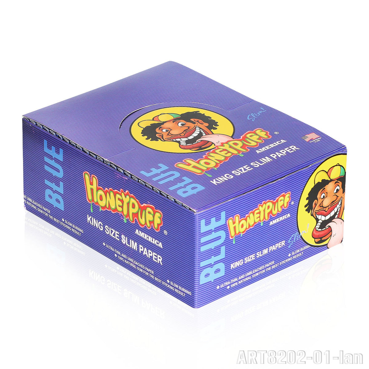 HONEYPUFF 1 1/4 Size Fruit Flavored Rolling Papers, Slow Burning Cigar